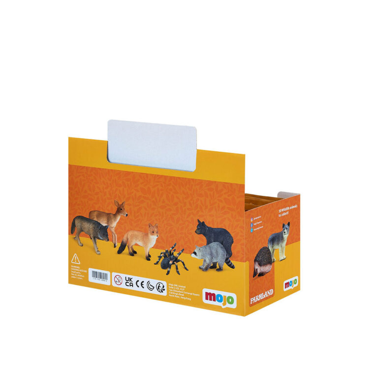 ცხოველების ფიგურები საიდუმლო შეფუთვაში 1x2 Wildlife Mojo